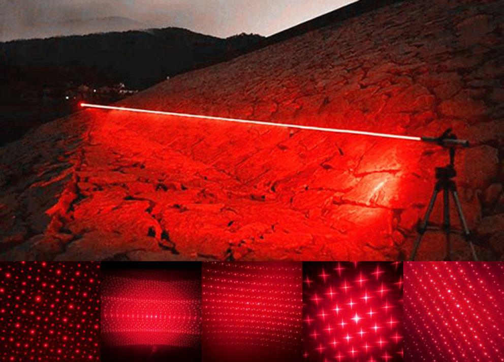 Puntero láser rojo 500mW potente de clase 4 con buena estabilidad